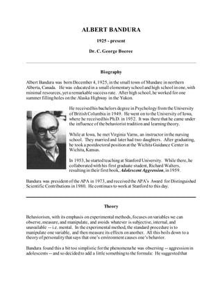 Albert bandura | PDF