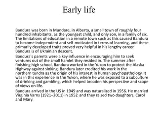 Albert bandura | PPTX