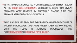 Albert bandura | PPTX