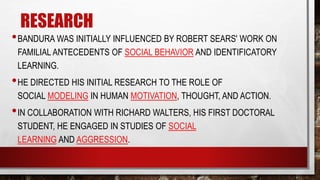 Albert bandura | PPTX