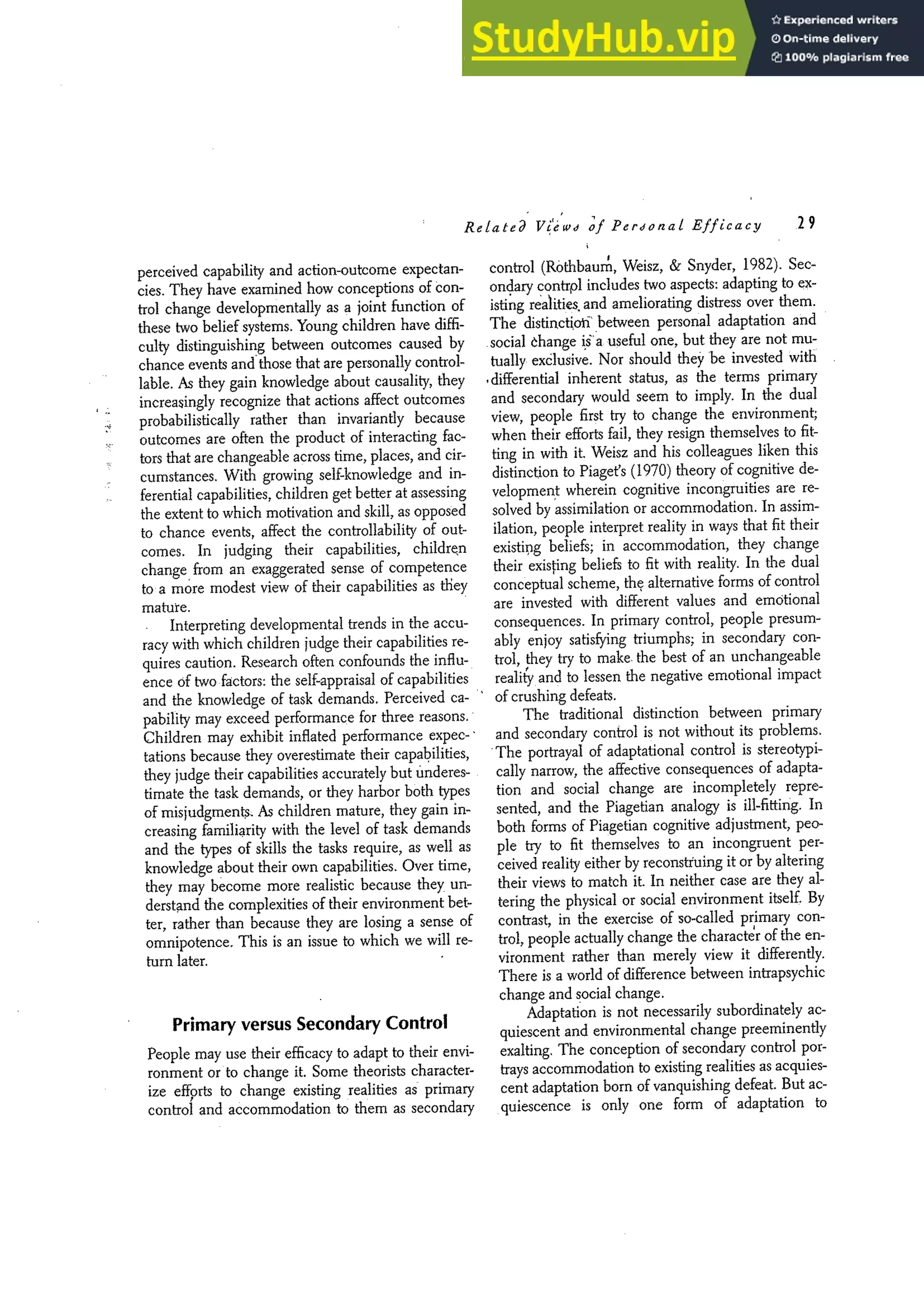 Albert Bandura-Self-Efficacy The Exercise of Control-W. H. Freeman amp ...