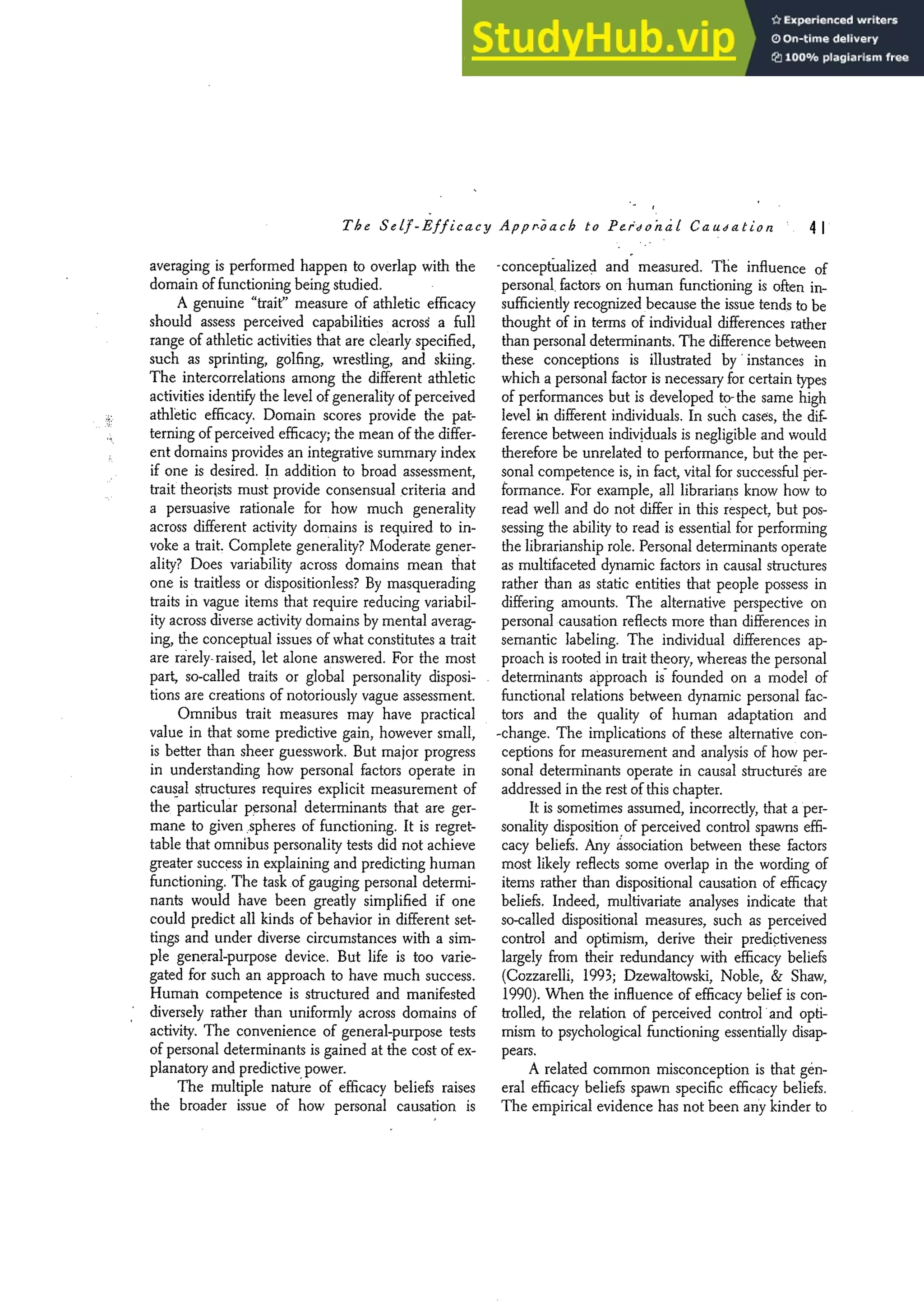 Albert Bandura-Self-Efficacy The Exercise of Control-W. H. Freeman amp ...
