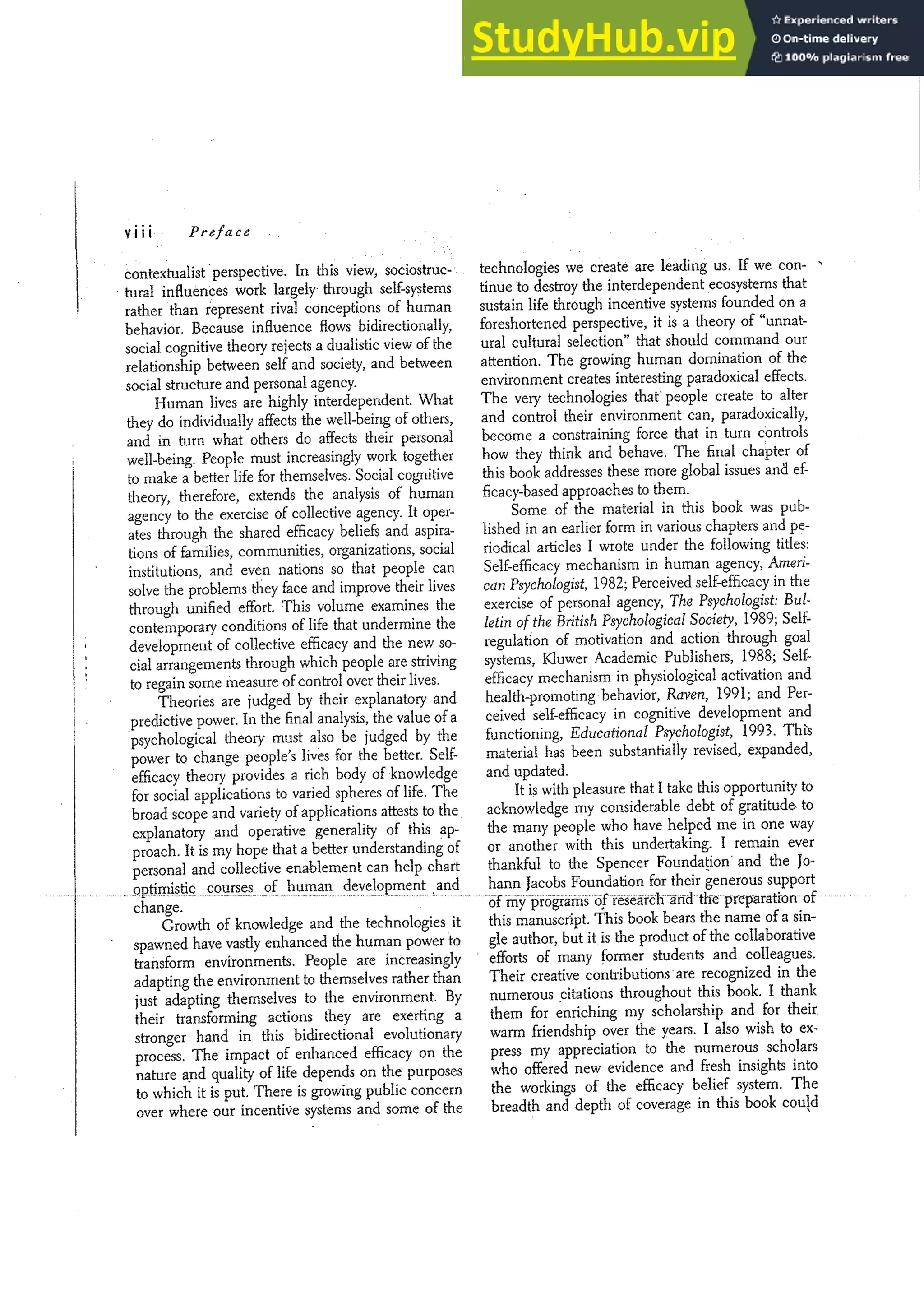 Albert Bandura-Self-Efficacy The Exercise of Control-W. H. Freeman amp ...