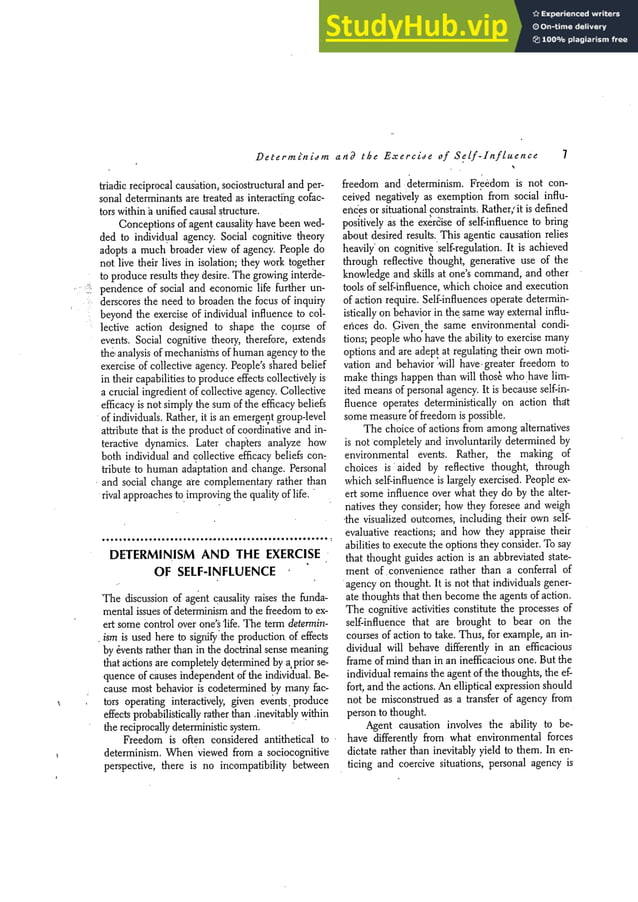 Albert Bandura-Self-Efficacy The Exercise of Control-W. H. Freeman amp ...