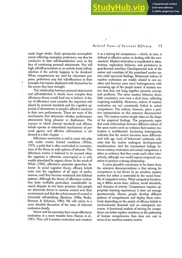 Albert Bandura-Self-Efficacy The Exercise of Control-W. H. Freeman amp ...