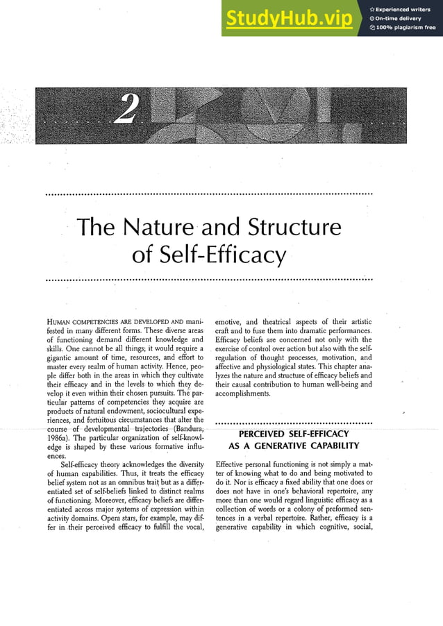 Albert Bandura-Self-Efficacy The Exercise of Control-W. H. Freeman amp ...
