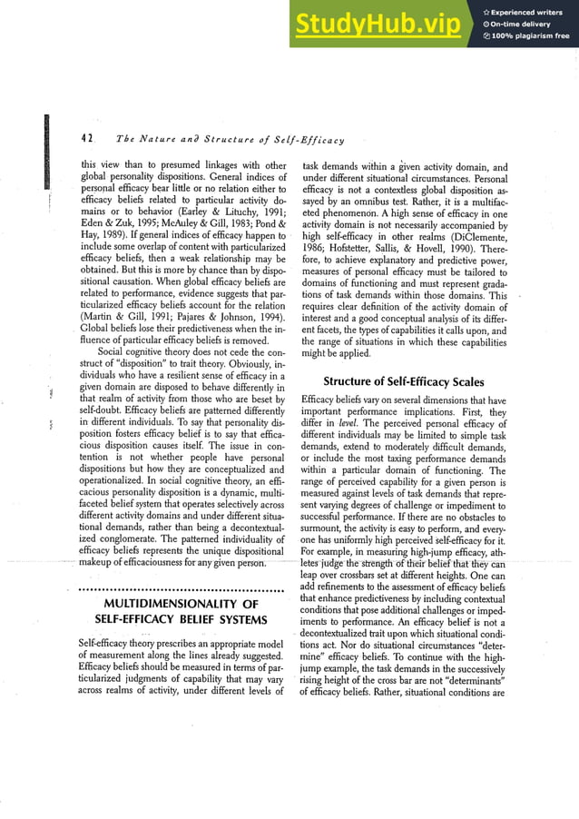 Albert Bandura-Self-Efficacy The Exercise of Control-W. H. Freeman amp ...