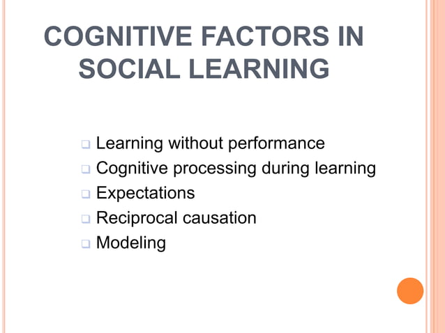 Albert bandura and social learning theory | PPTX