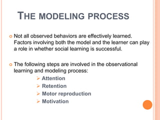Albert bandura and social learning theory | PPTX