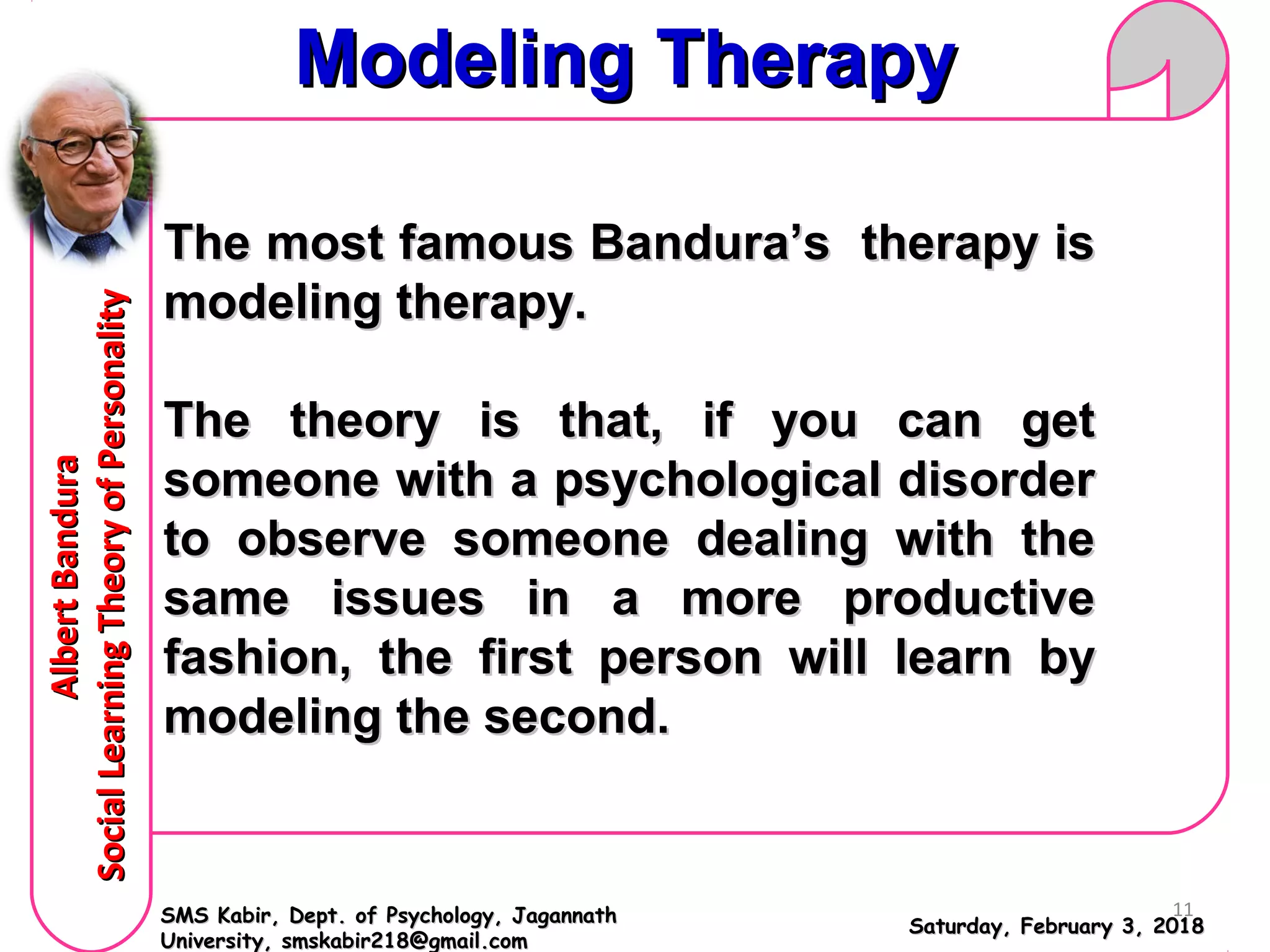 Albert bandura social learning theory | PPT