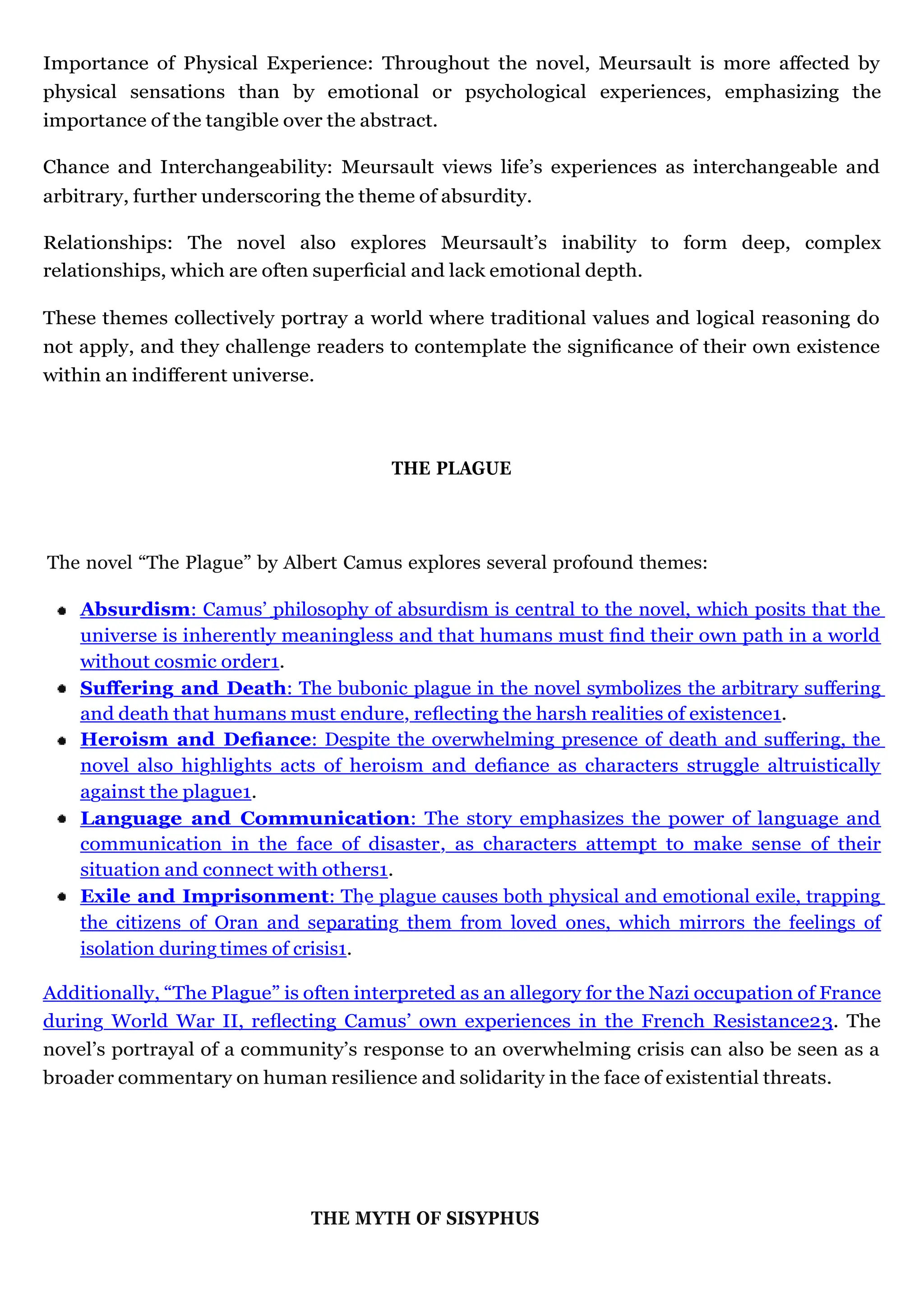 THE PHILOSOPHY OF ALBERT CAMUS - ALEXIS KARPOUZOS | DOCX