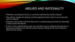 ALBERT CAMUS - ABSURDITY AND LUCIDITY.pptx