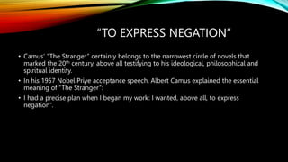 ALBERT CAMUS - ABSURDITY AND LUCIDITY.pptx