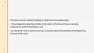 Albert camus bio and works | PPTX