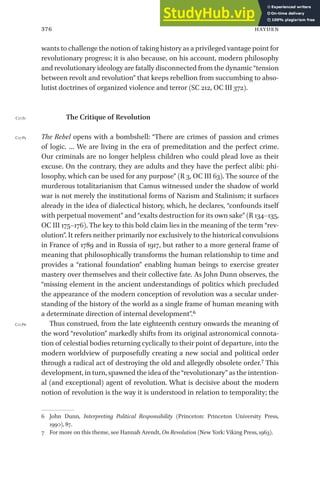 Albert Camus On Revolt And Revolution | PDF