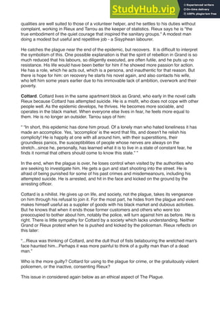 Albert Camus The Plague -Summary And Commentary From An Existentialist ...