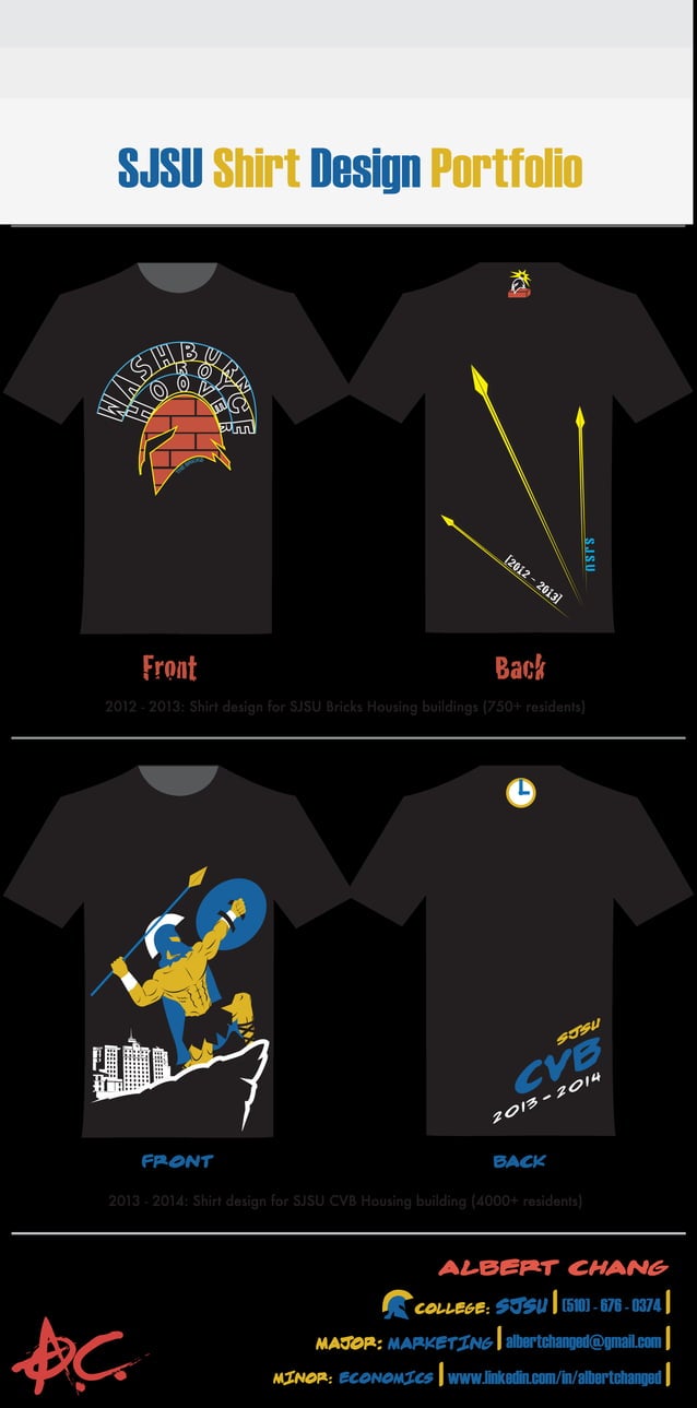 Albert Chang: Portfolio | PDF