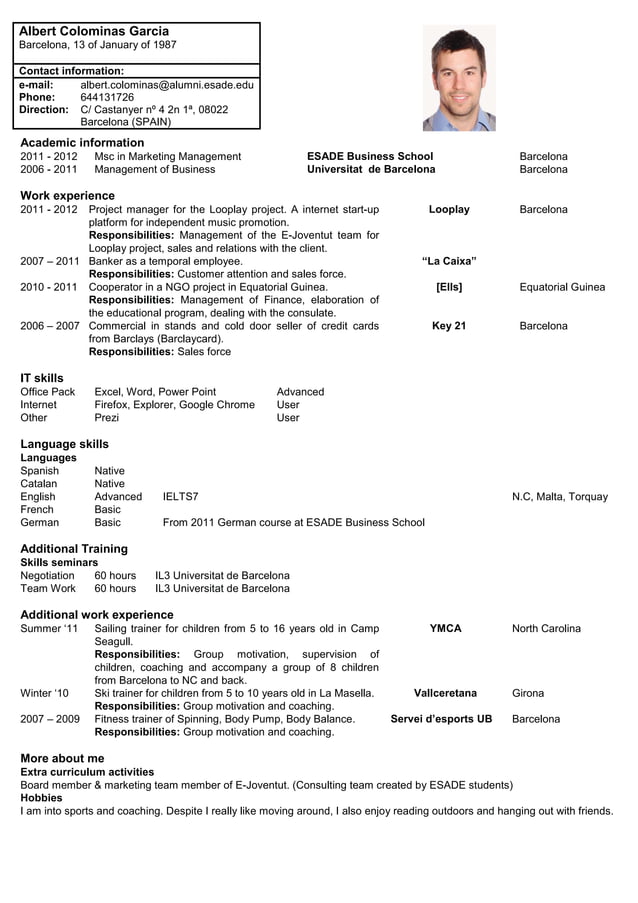 Albert Colominas Cv | PDF