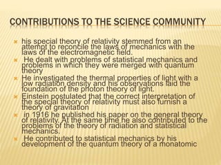 Albert einstein | PPTX