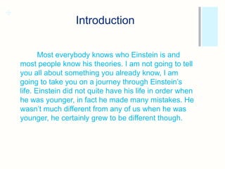 Albert einstein | PPTX