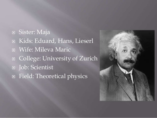 Eduard Einstein Lieserl Einstein