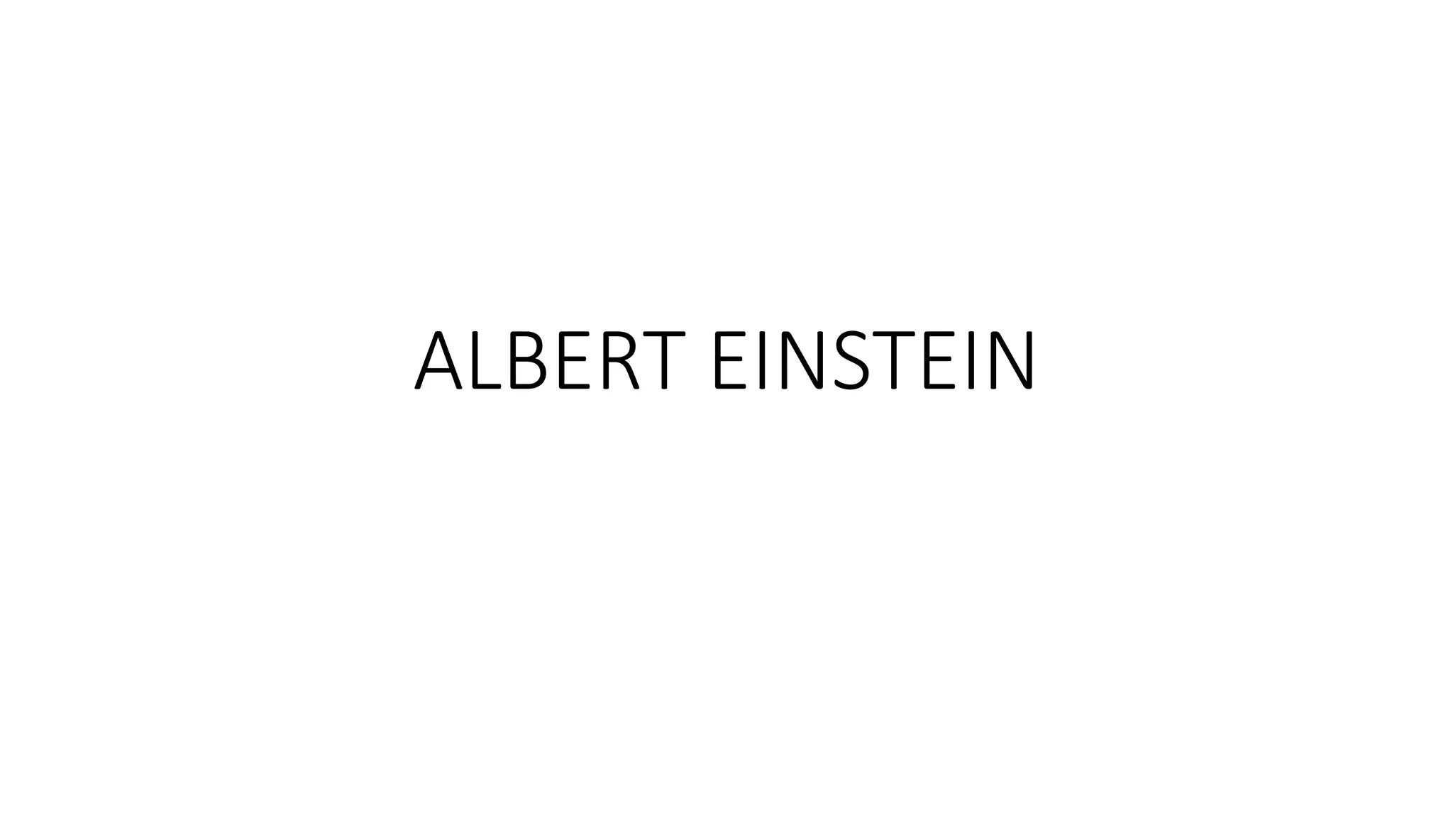 Albert einstein | PPT