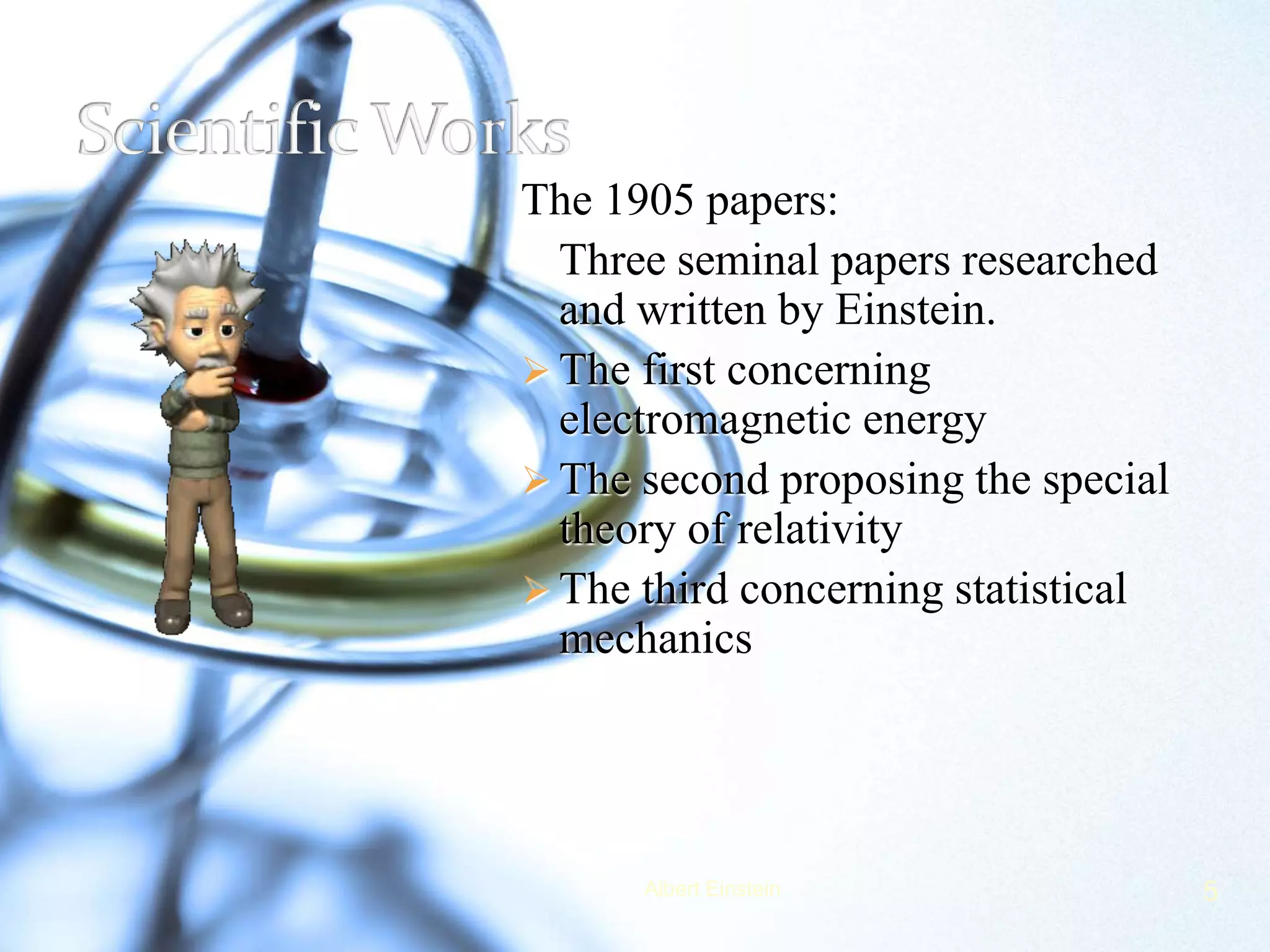 Albert einstein | PPTX | Physics | Science