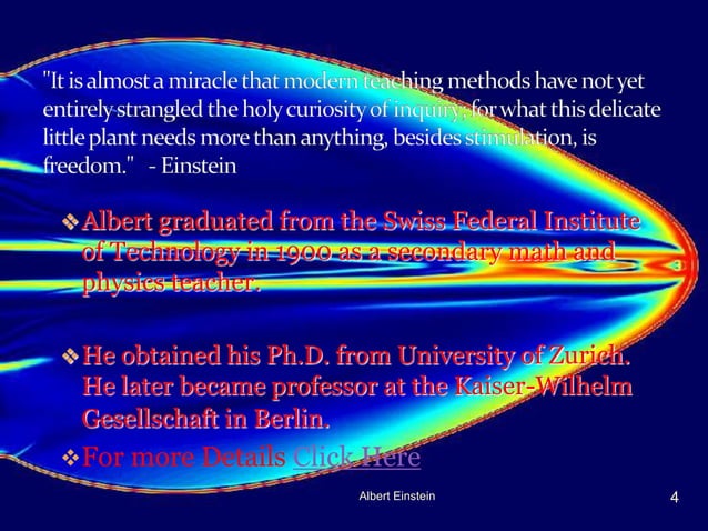 Albert einstein | PPTX | Physics | Science