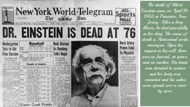 Albert Einstein Tombstone