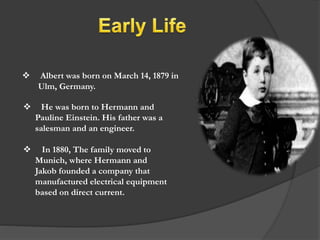 Albert Einstein | PPTX | Physics | Science