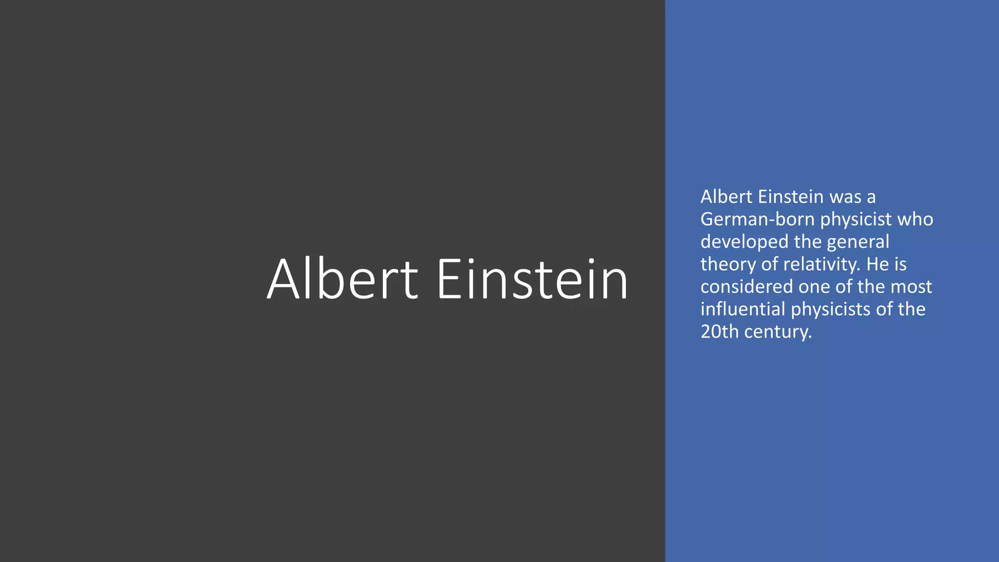 Albert einstein | PPT