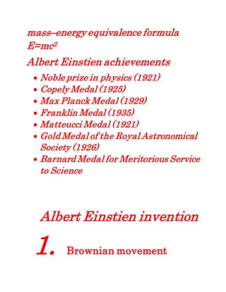 Albert einstein | PDF