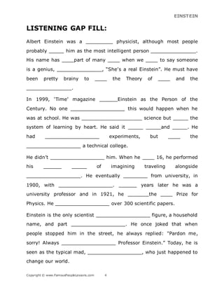 Albert einstein | DOC