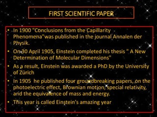 Albert einstein | PPT