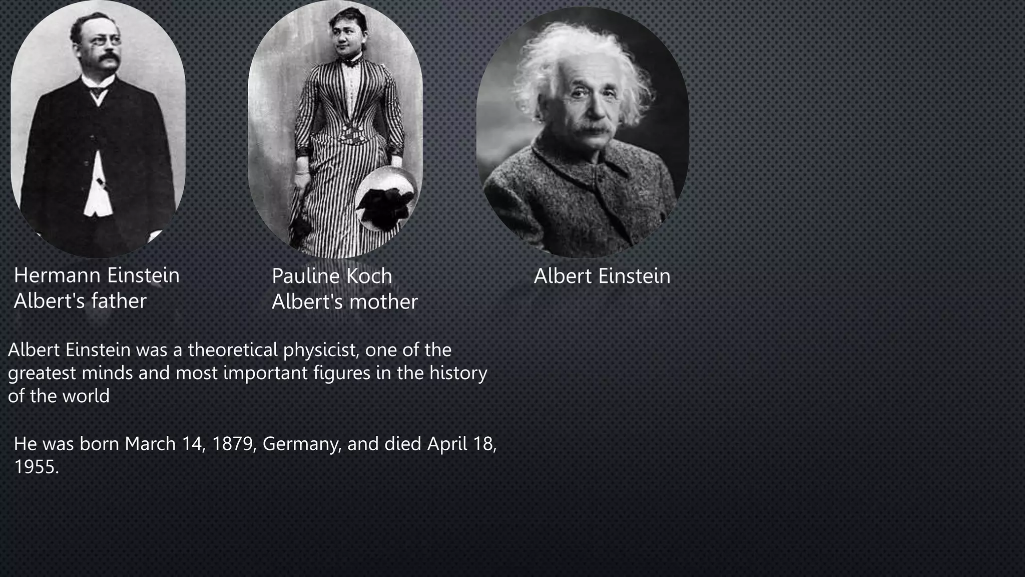 Albert Einstein Mother And Father