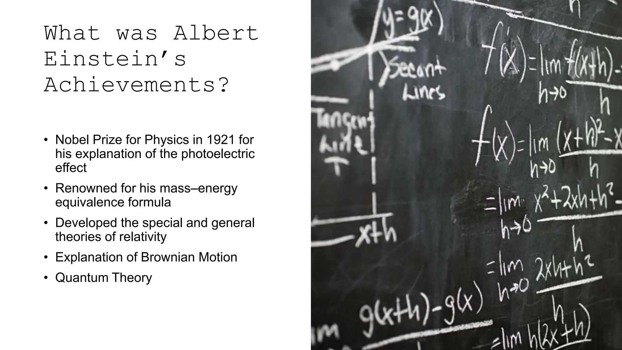 A Scientific PowerPoint on Albert Einstein | PPTX