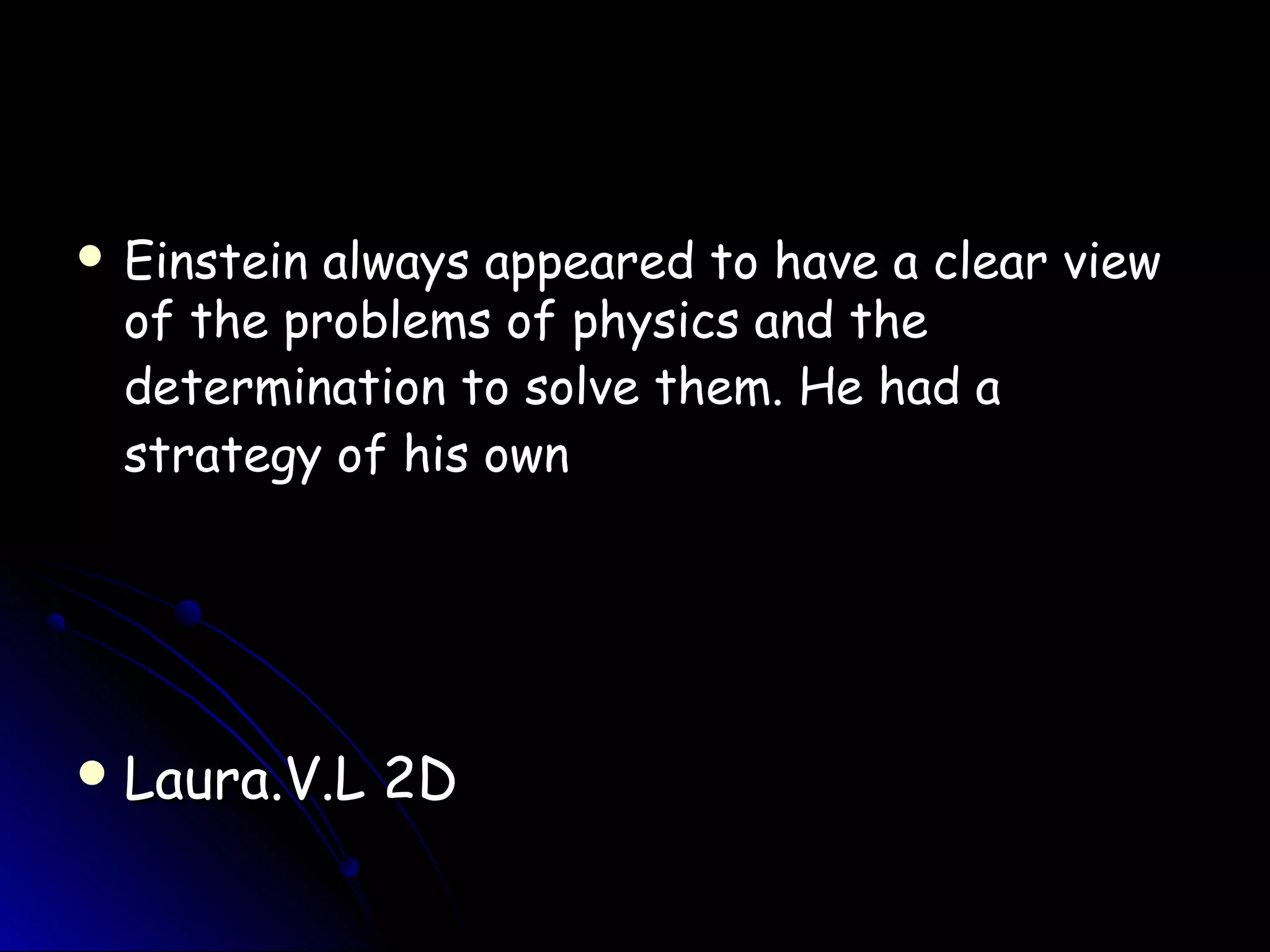 Albert Einstein - Laura | PPT