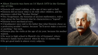 Albert einstein 5.o | PPTX