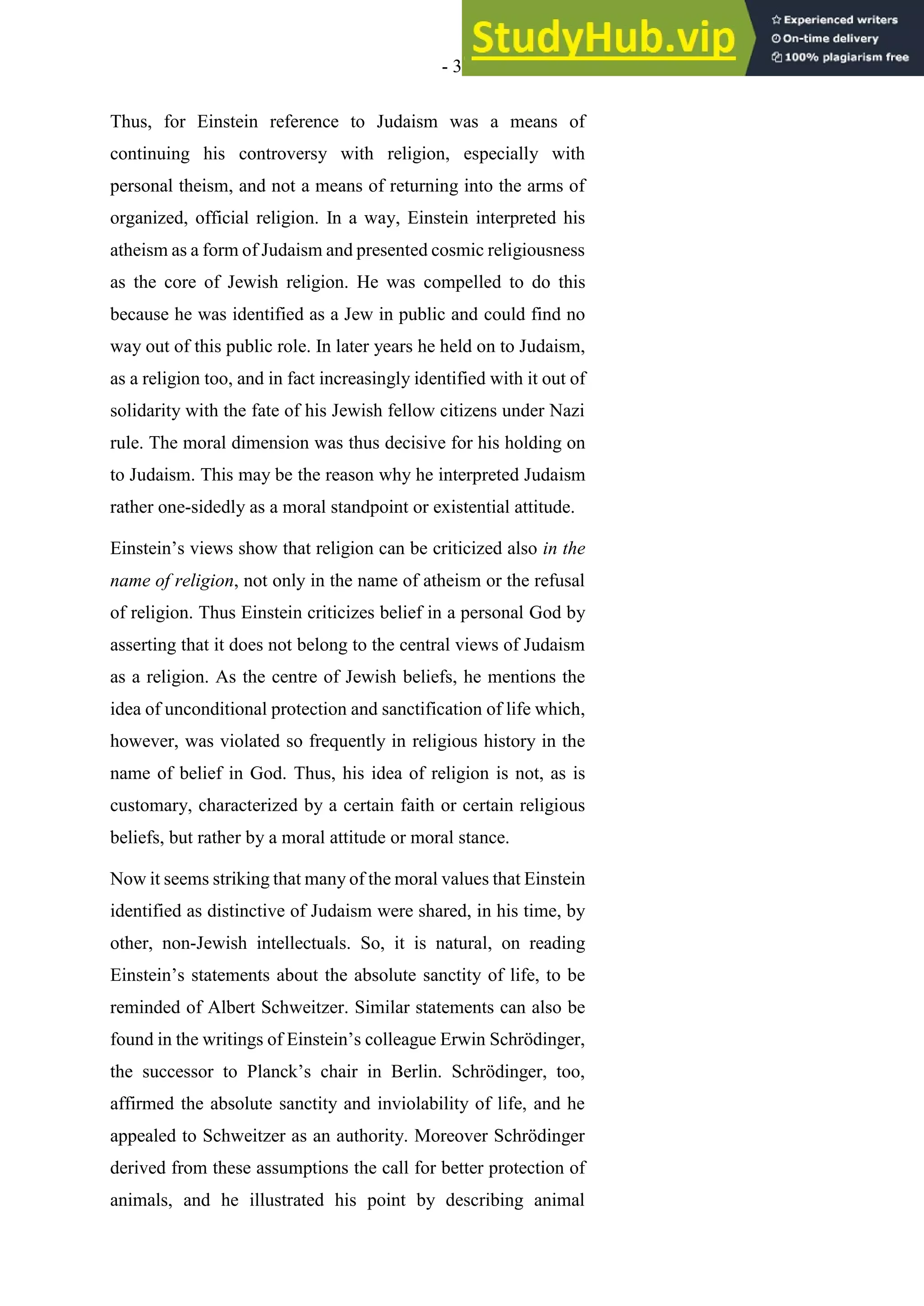 Albert Einstein And Religion | PDF