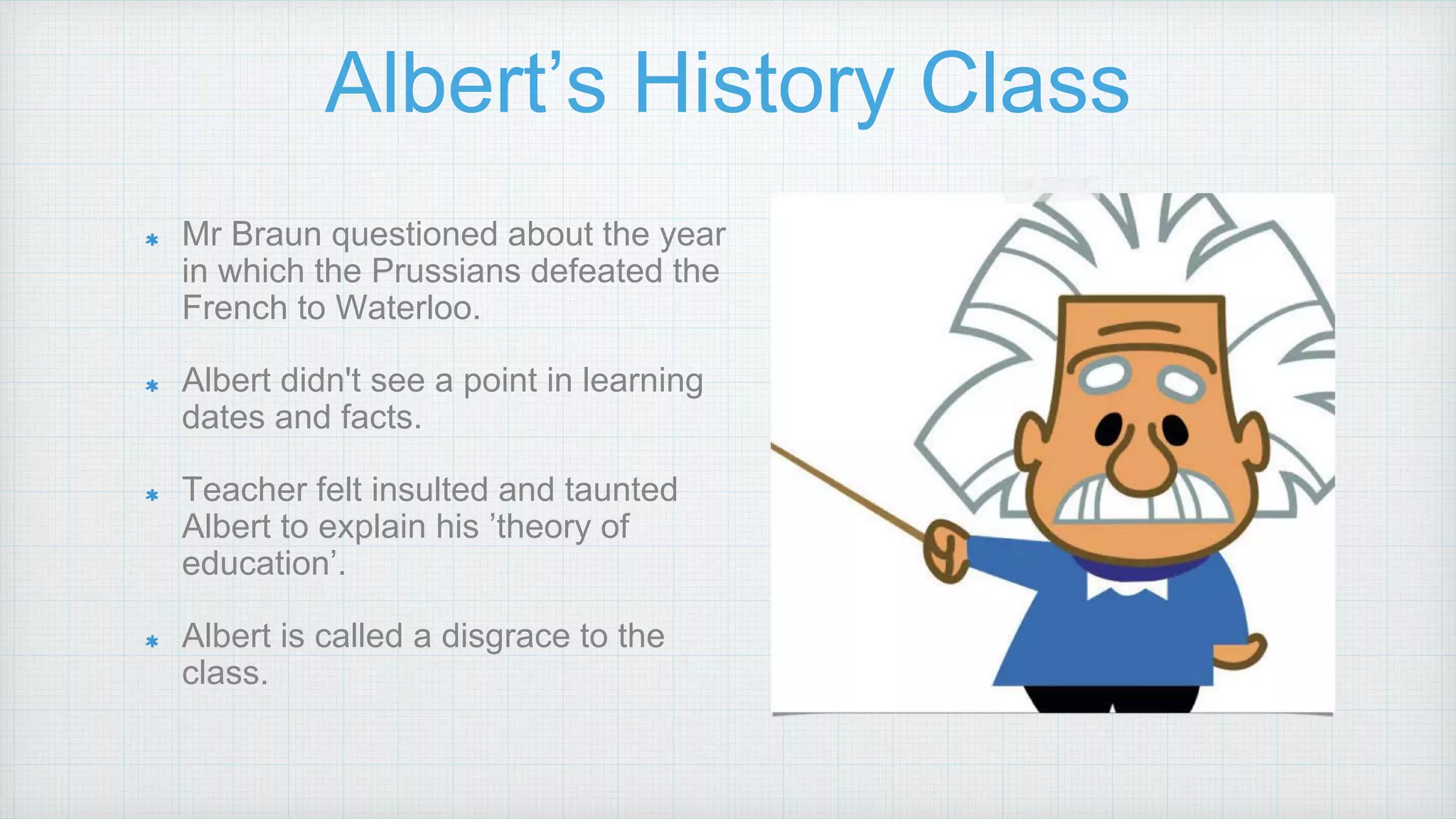 Albert Einstein at school | PPTX