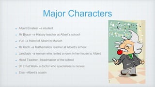 Albert Einstein at school | PPTX