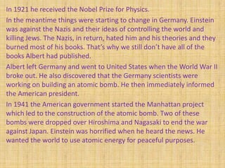 Albert einstein pp 1 | PPT