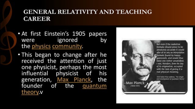Albert einstein ppt | PPTX | Physics | Science