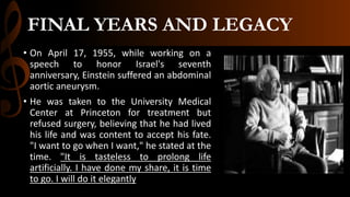 Albert einstein ppt | PPTX