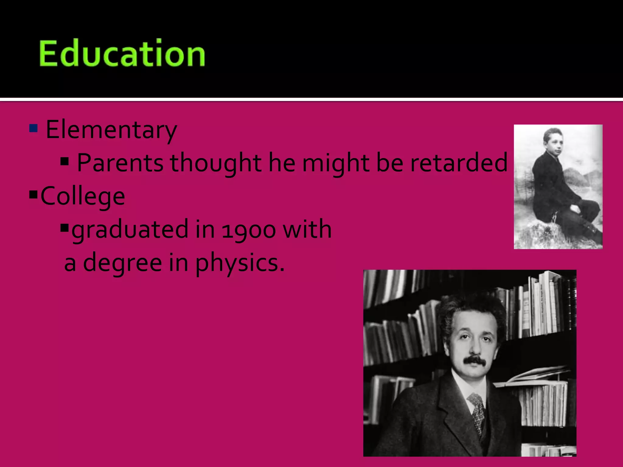 Albert Einstein Project | PPTX