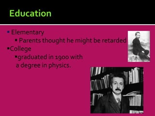 Albert Einstein Project | PPTX