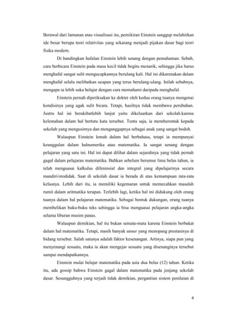 Albert einstein report | PDF