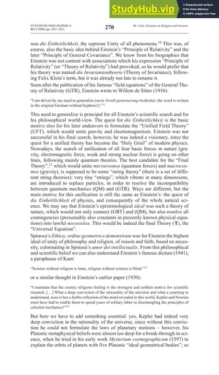 Albert Einstein Science Et Religion | PDF