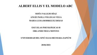 Albert Ellis y el modelo ABC de la Terapia Racional Emotiva Conductual ...