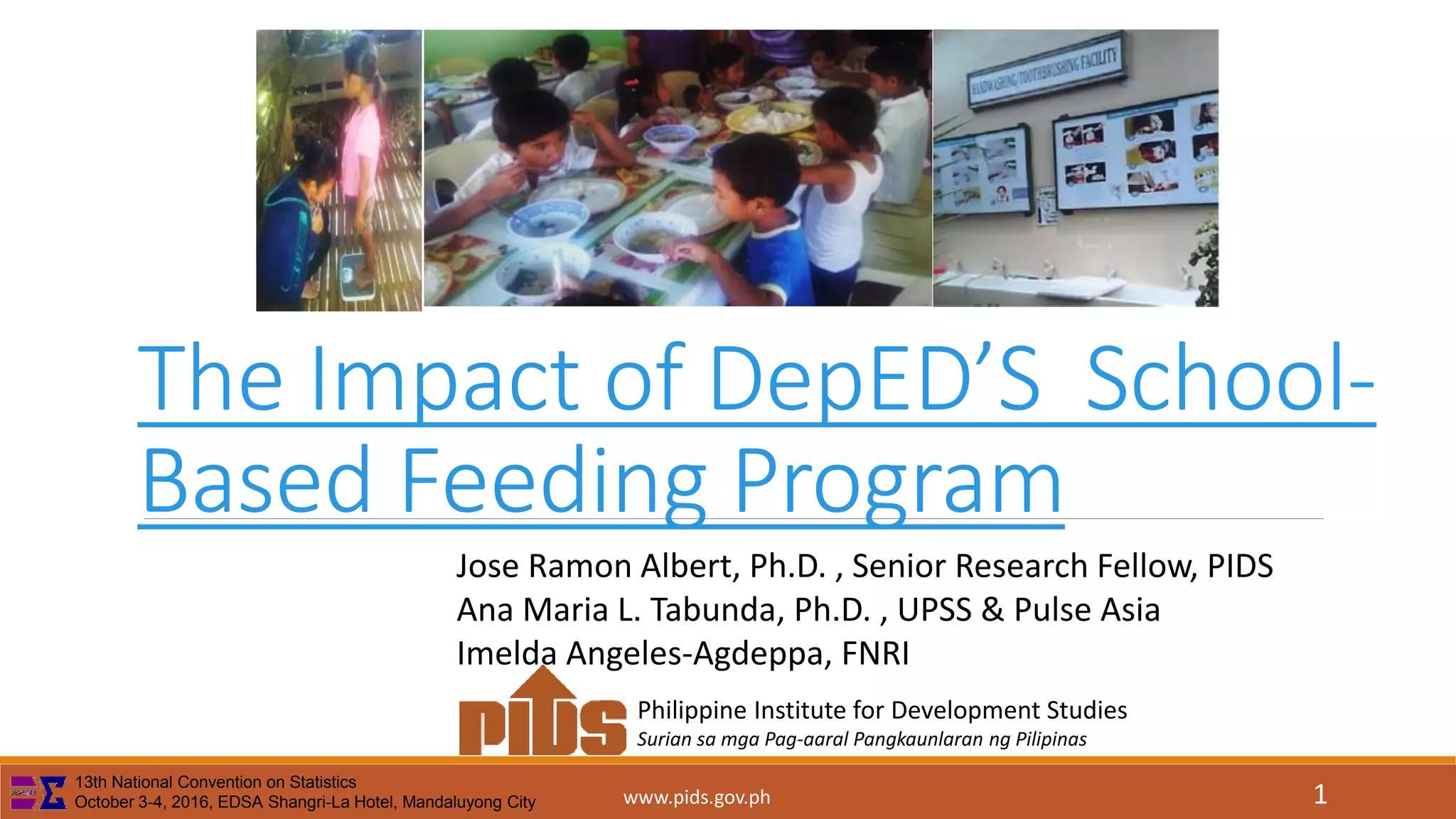 The Impact of DepED’S School-Based Feeding Program.pptx